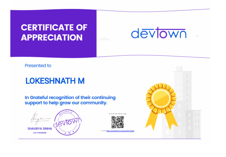 Dev Town | PDF