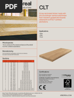 CLT Span Tables | PDF | Building Engineering | Mechanical Engineering