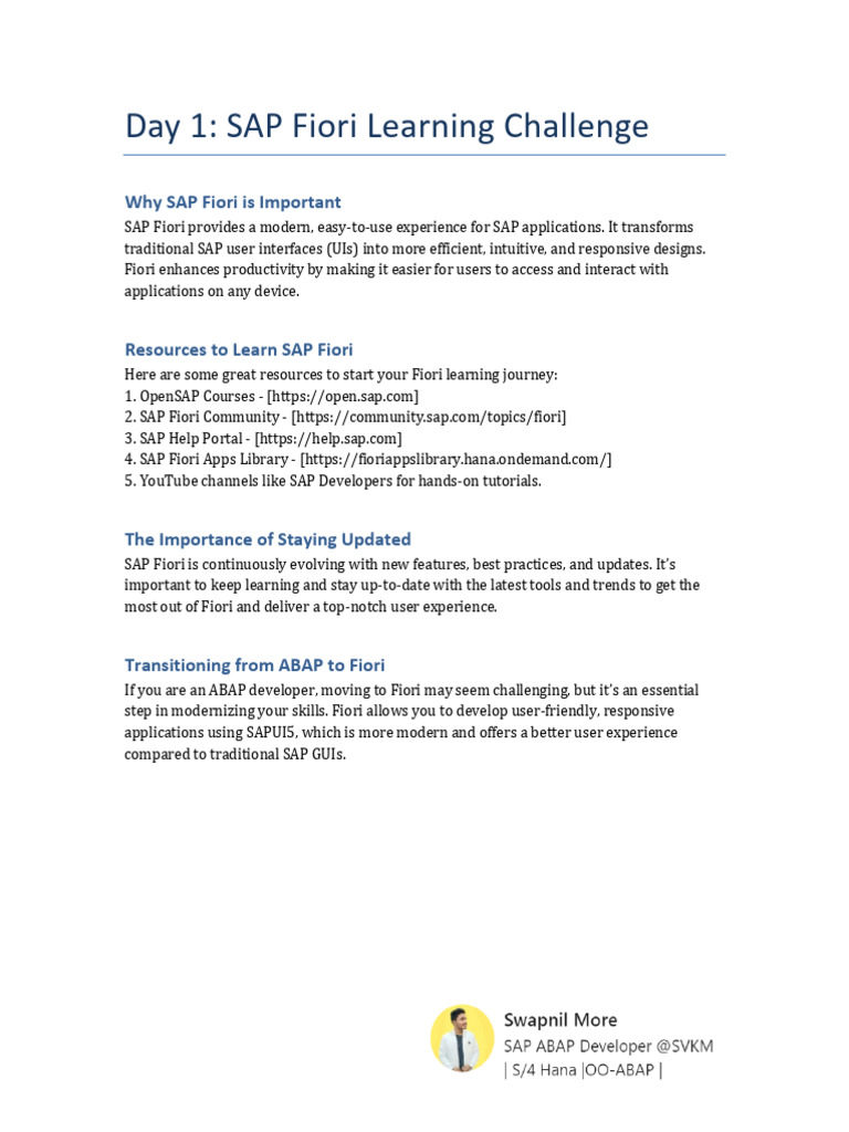 Day 1 - Introduction | PDF