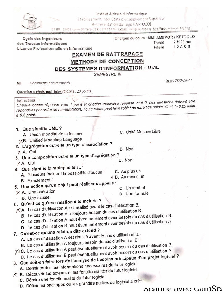 UML Exercice | PDF
