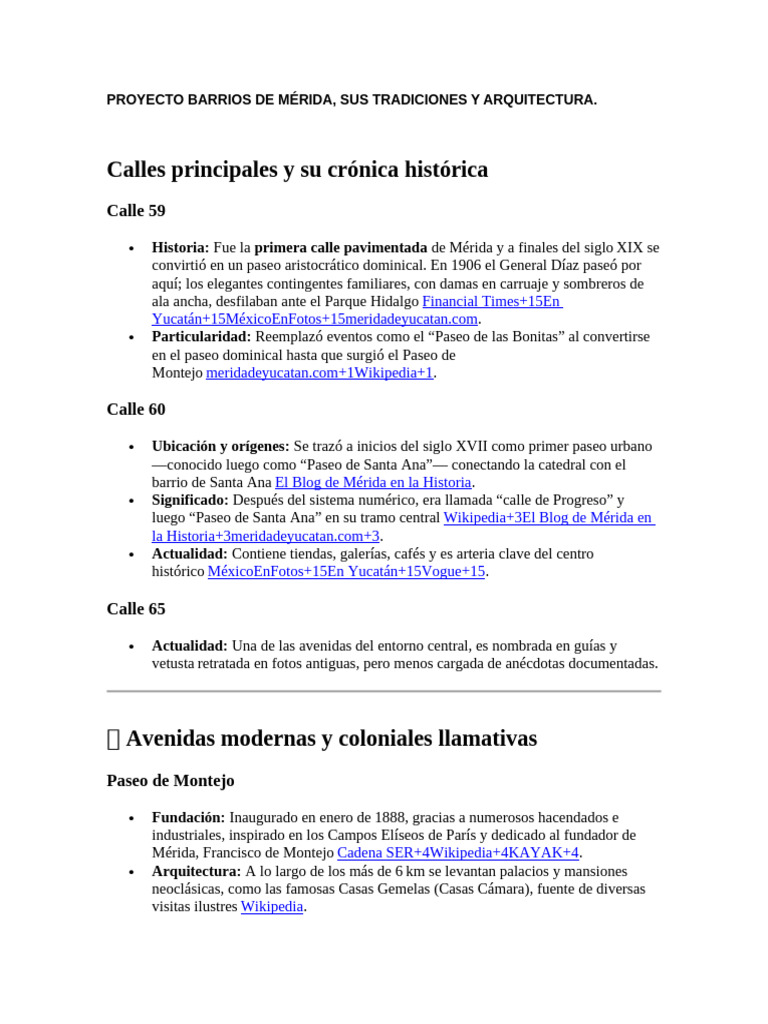 Proyecto Barrios de Mérida | PDF | Iglesia (edificio) | Altar