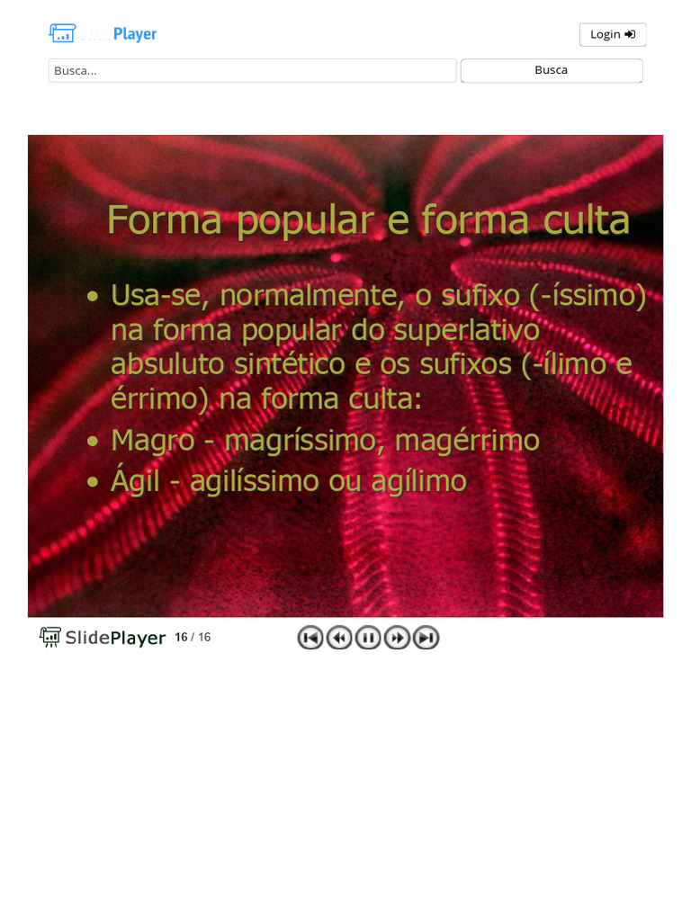 Grau dos Adjetivos: Exemplos e Tipos | PDF | Adjetivo | Advérbio