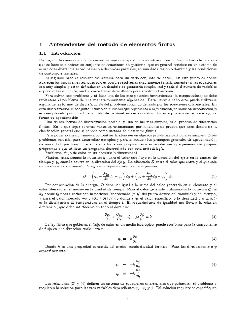 PUBLICACION - Introduccion Al Metodo de Elementos Finitos | PDF ...