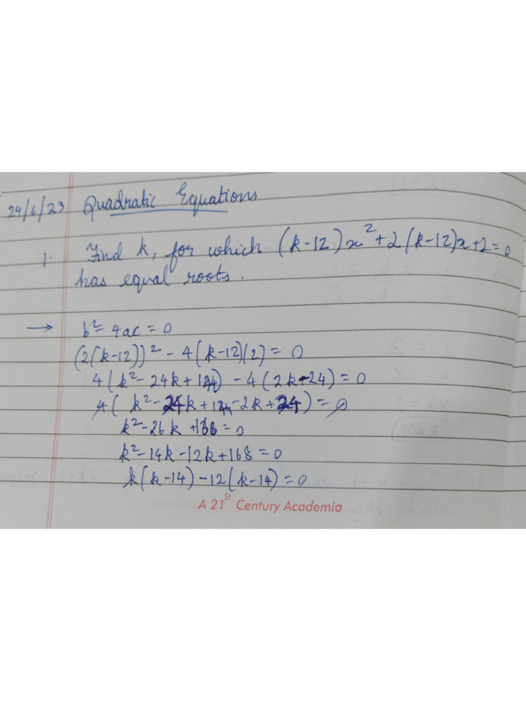 Quad Eq | PDF