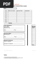 Collection Report Template | PDF