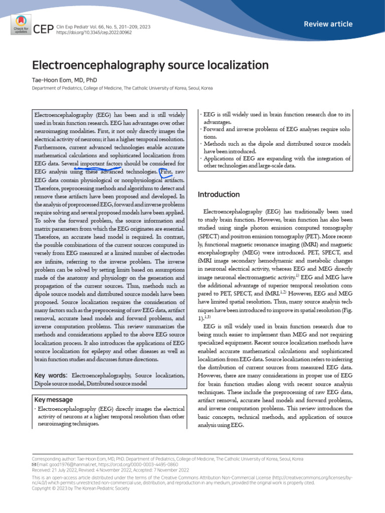 ECG Source Localization | PDF | Electroencephalography | Magnetoencephalography