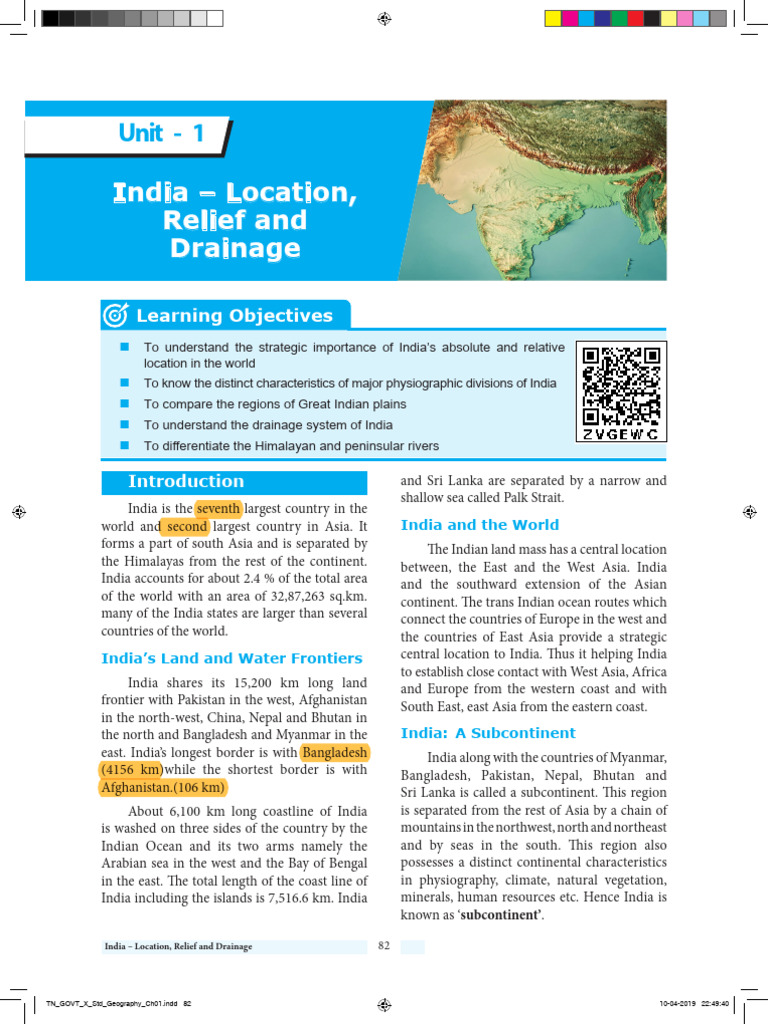 India: Geography and Physiography Overview | PDF | Himalayas | Earth ...