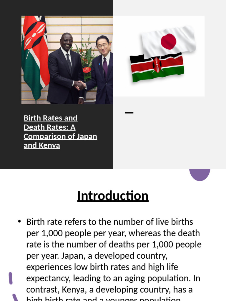 Japan and Kenya Humanities | PDF | Cost Of Living | Birth Rate