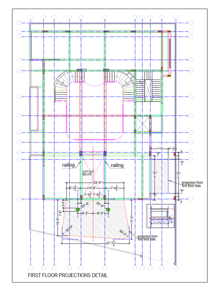 First Floor Projections Detail (01!07!2025) | PDF
