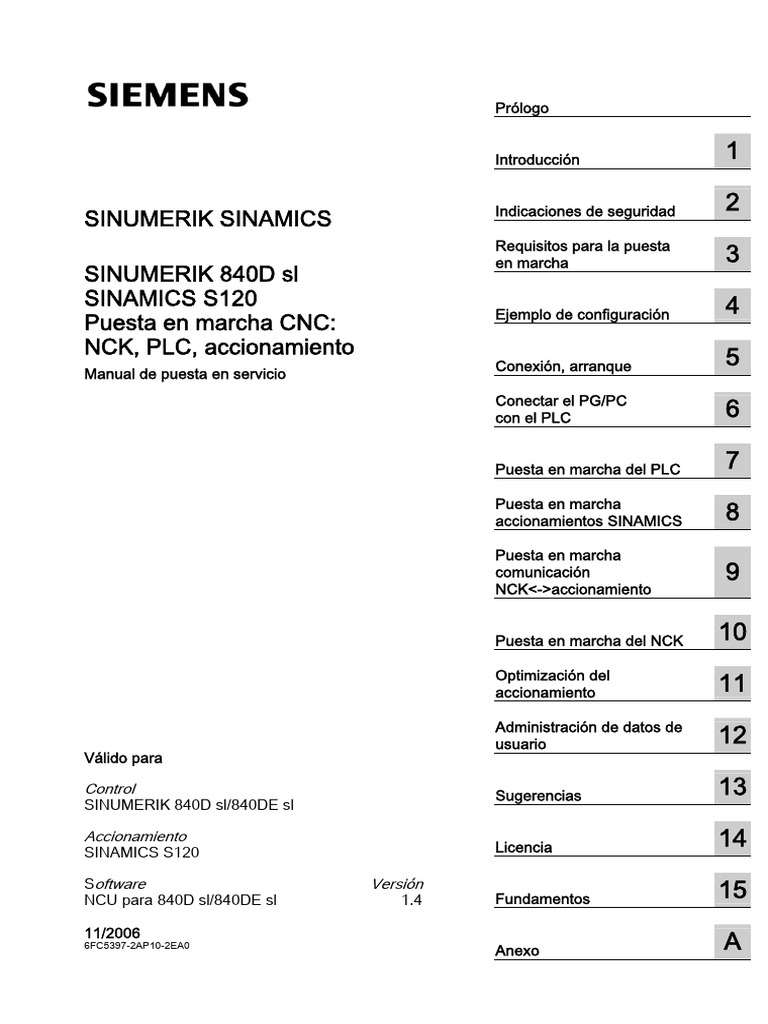 Puesta en Servicio IBN CNC SInumerik 840D SL | PDF | Informática | Ingeniería Informática