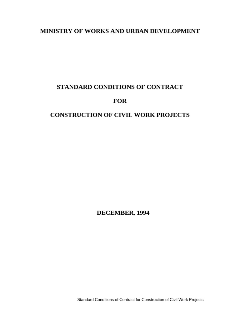 Standard Conditions of Contract | PDF | Indemnity | Insurance