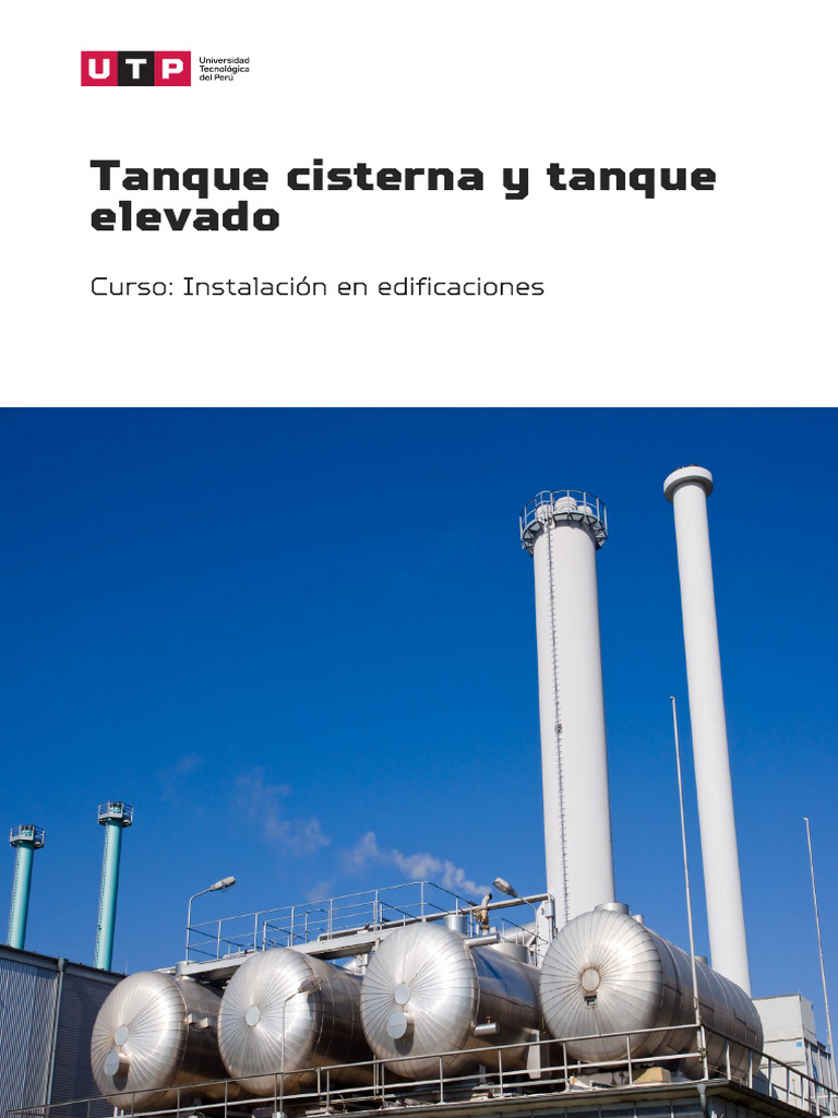 Tanque Elevado y Tanque Cisterna | PDF | Agua | Tanques