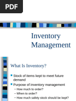 Inventory Management MCQs | PDF