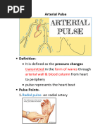 Peripheral Pulse Measurement Sites | PDF