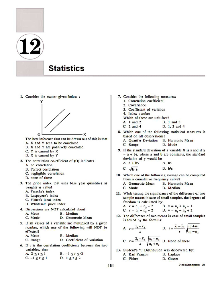 Business Statistics-1 Commerce | PDF