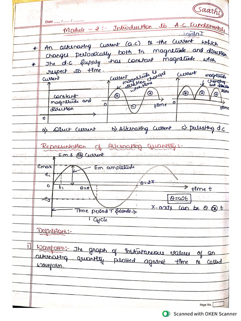 Module 2 AC Fundamentals | PDF