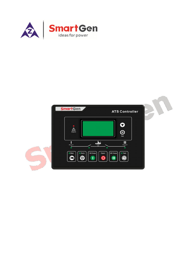 HAT600N ATS Controller User Manual | PDF | Power Supply | Parameter ...