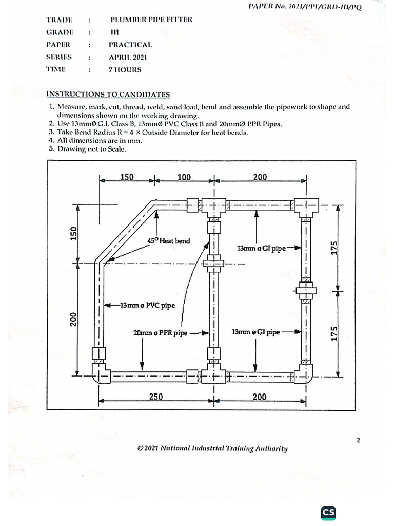 Plumbing Nita Past Papers | PDF