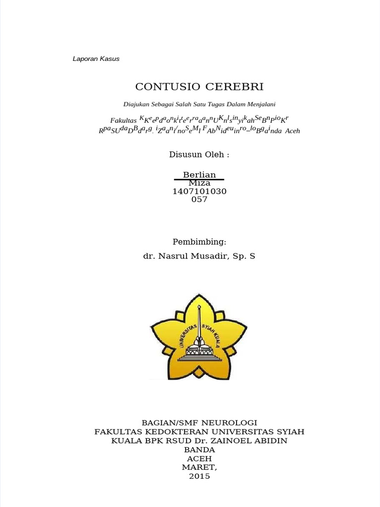 Contusio Serebri | PDF