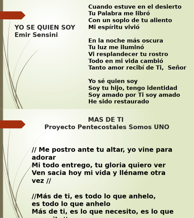 Yo Se Quien Soy | PDF