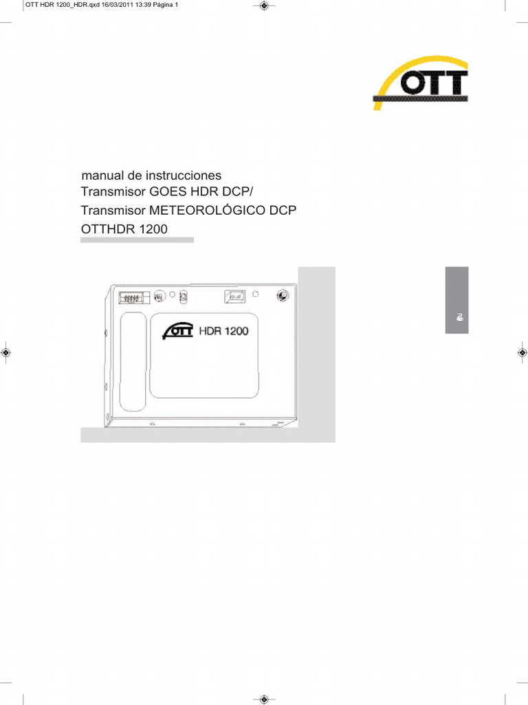Manual OTT Hexis Correcao 2 ESPAÑOL | PDF | Azimut | Antena (Radio)