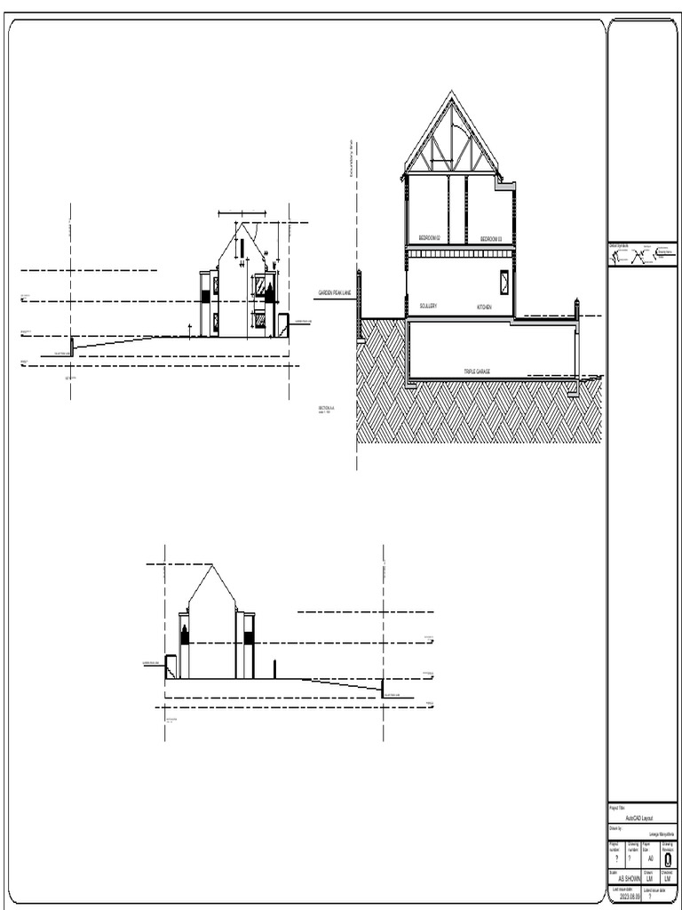 AutoCAD Layout Practice (1) - A0 | PDF