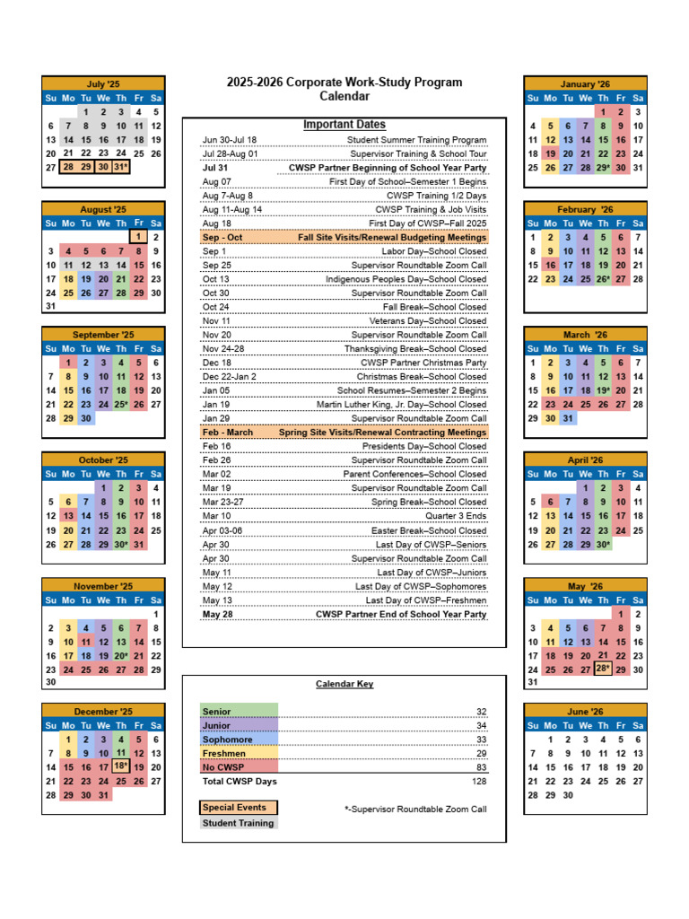 Bulloch County Schools Calendar 2025-26 | PDF | Educational Stages ...