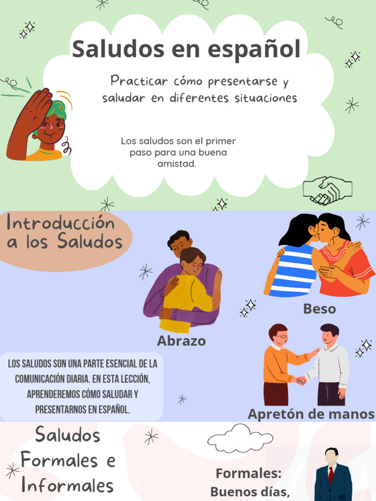 Saludos en Español | PDF