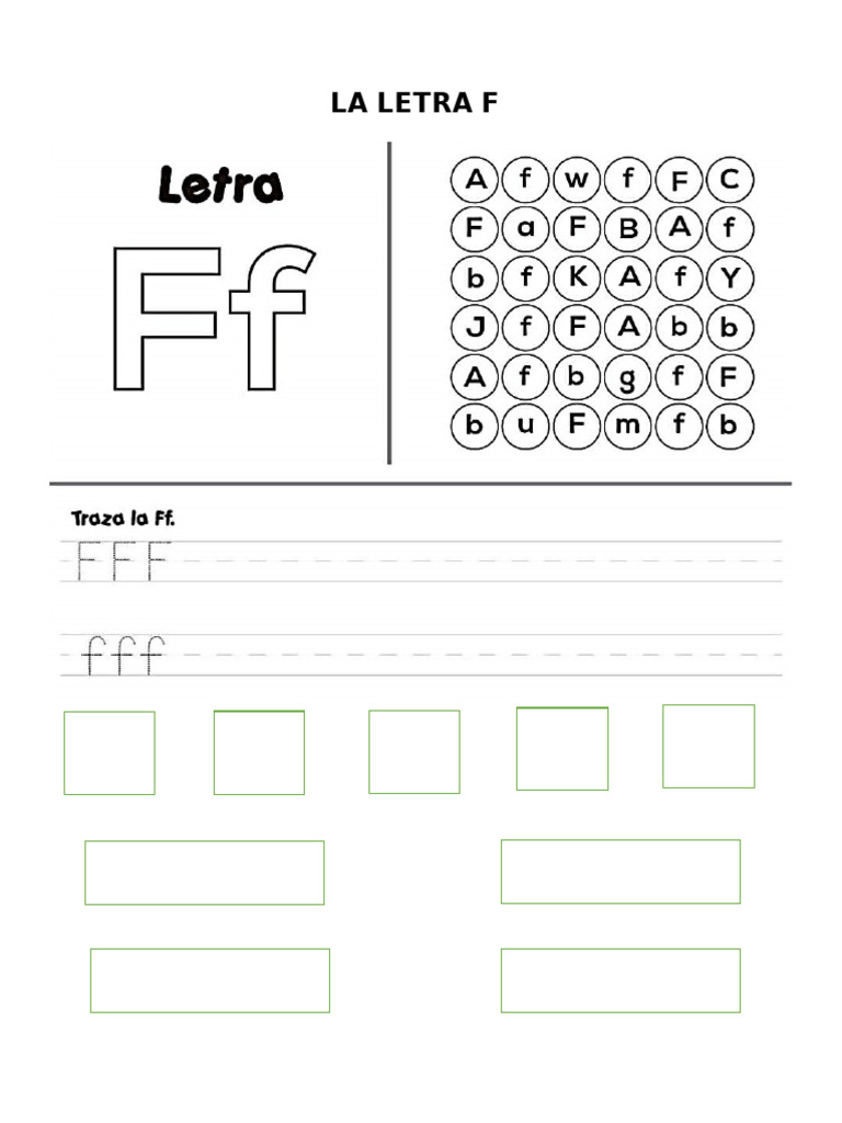LETRAS F G H | PDF