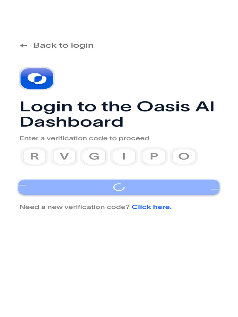 Oasis AI Verify Code | PDF