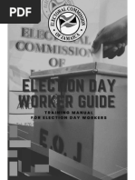 EOJ EDW Manual Revised 2024 | PDF | Ballot | Identity Document