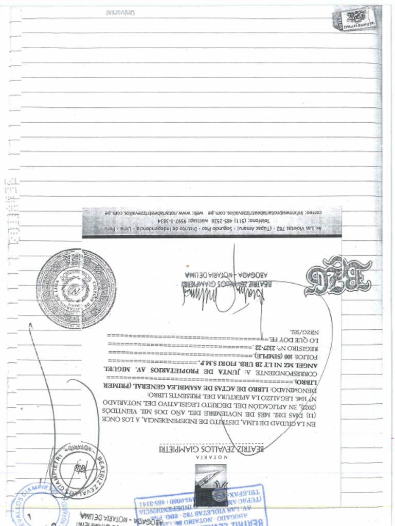 Libro de Actas | PDF