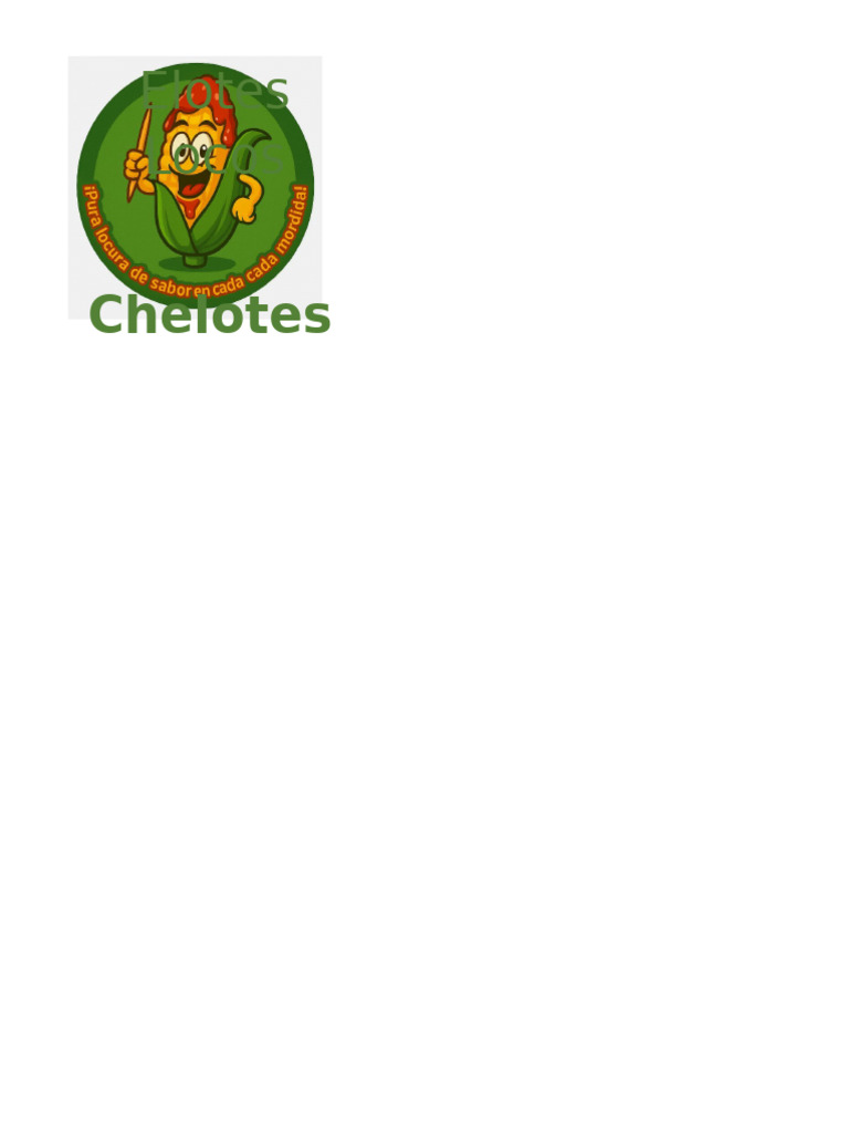 Logo Elotes Locos Chelotes Editar | PDF