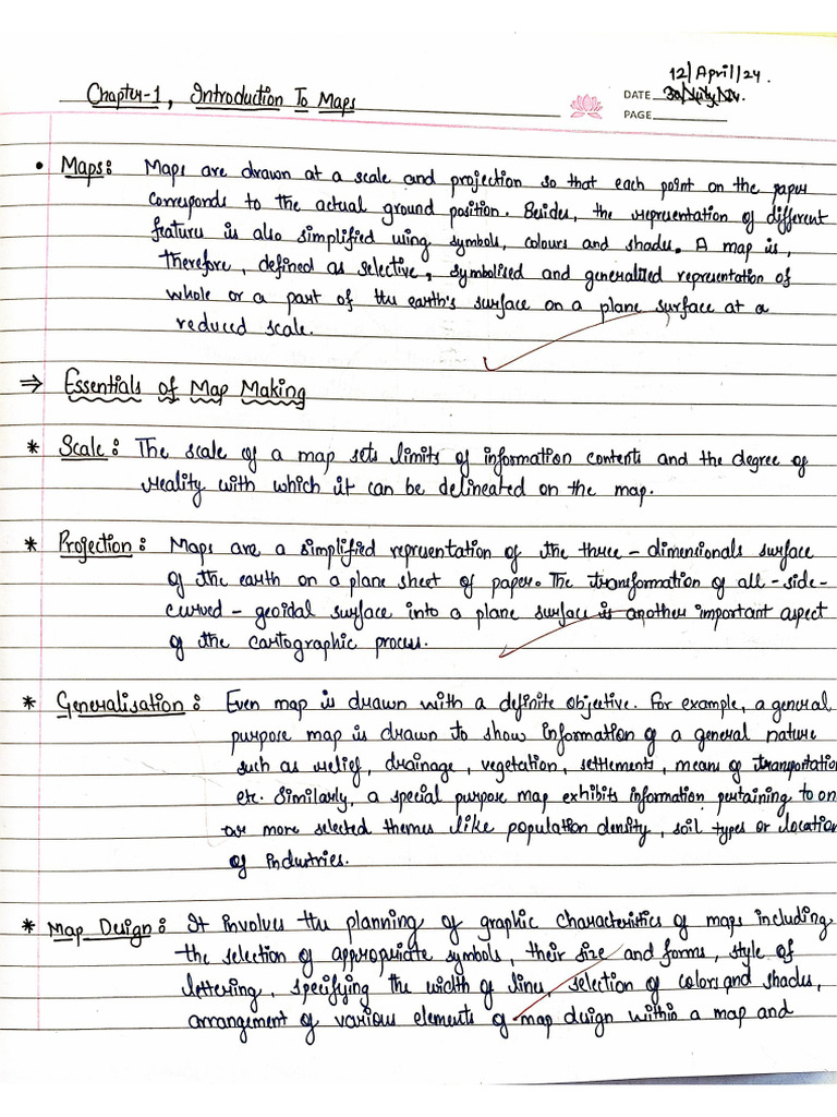 Geography Practical 1 | PDF