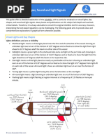 Colregs Lights and Shapes | PDF | Fishing Trawler | Anchor