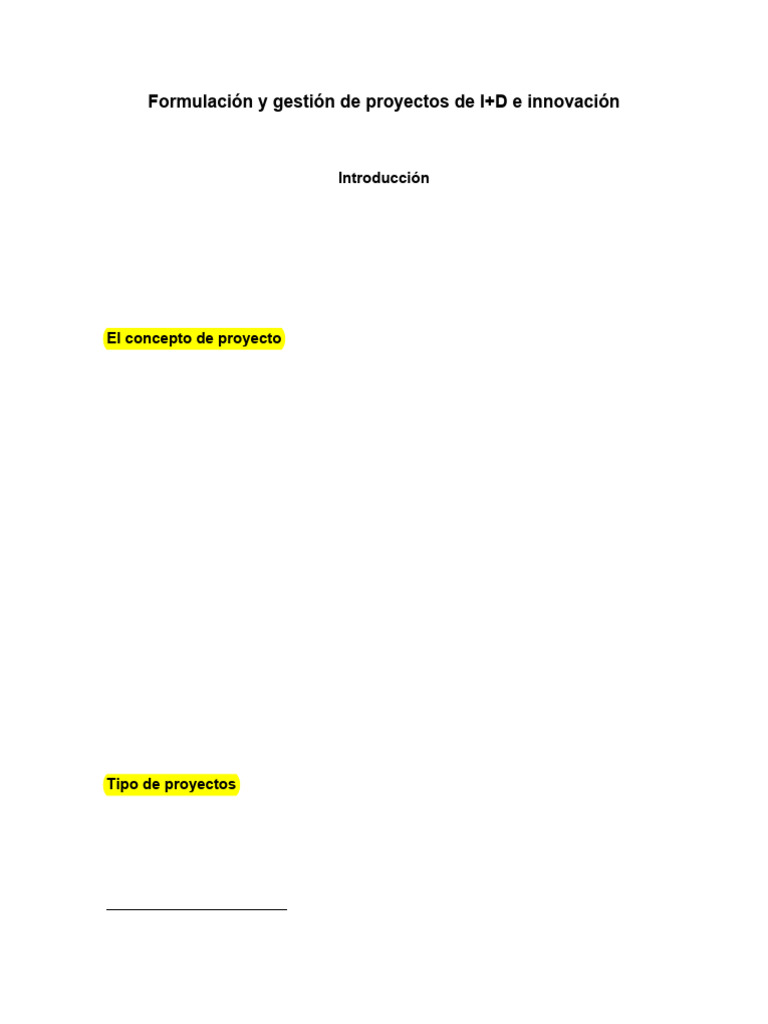 I+d, Admon de Proy | PDF | Planificación | Gestión de proyectos