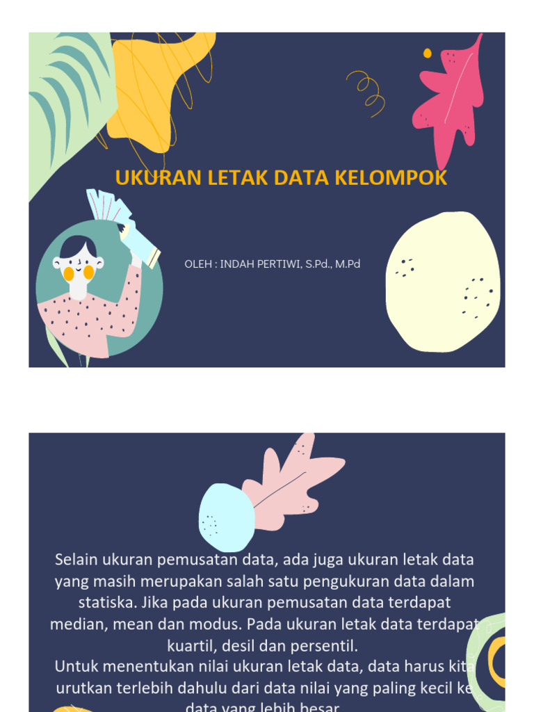 Ukuran Letak Data: Kuartil, Desil, Persentil | PDF