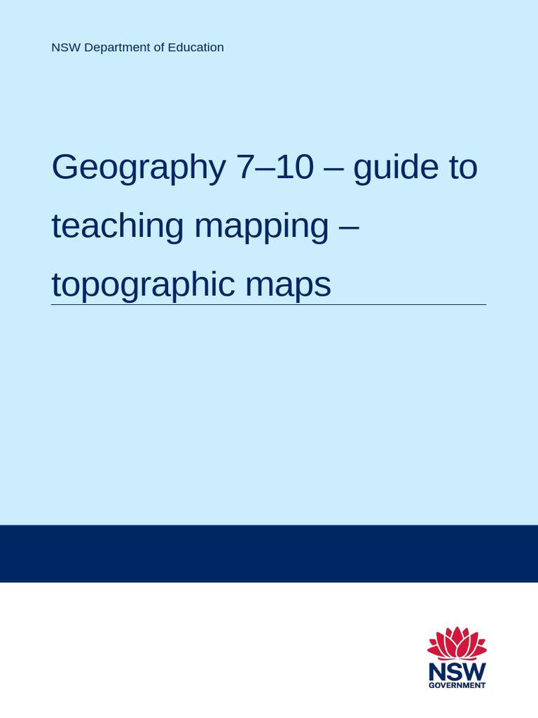 Hsie Geography 7 10 Mapping Topographic | PDF | Topography | Contour Line