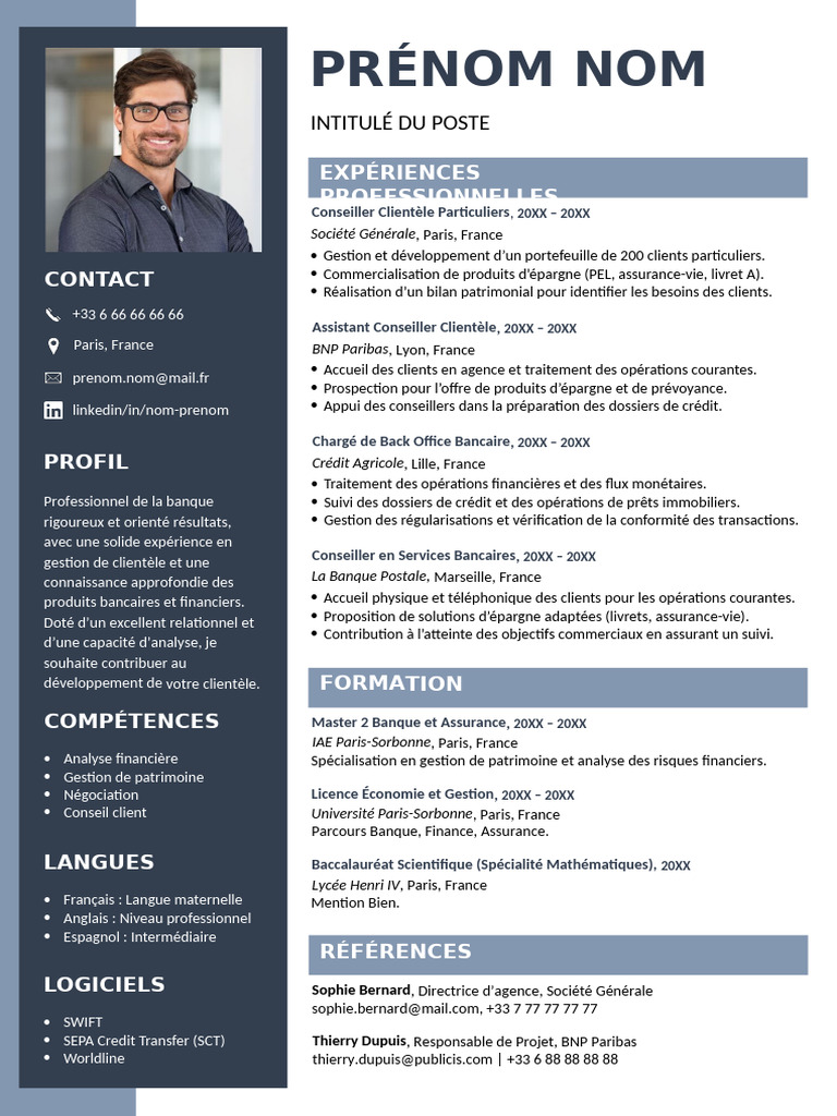 345 Modele CV Banque | PDF | Banques | Services financiers