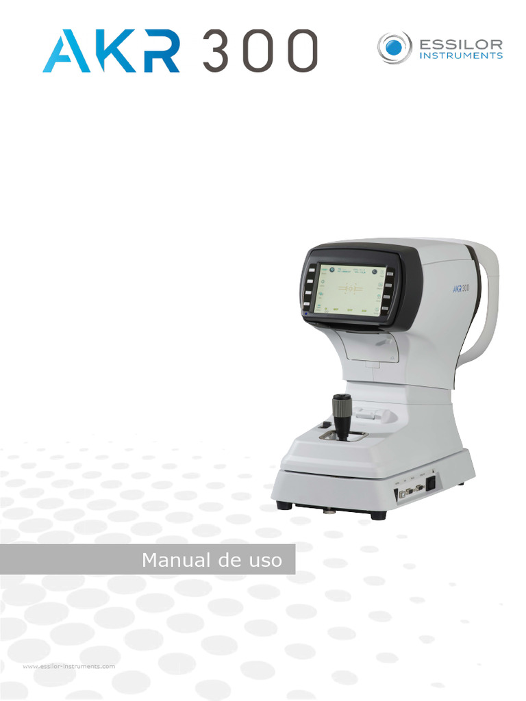 Manual de Uso AKR | PDF | Enchufes y tomas de corriente alterna | Dispositivo médico