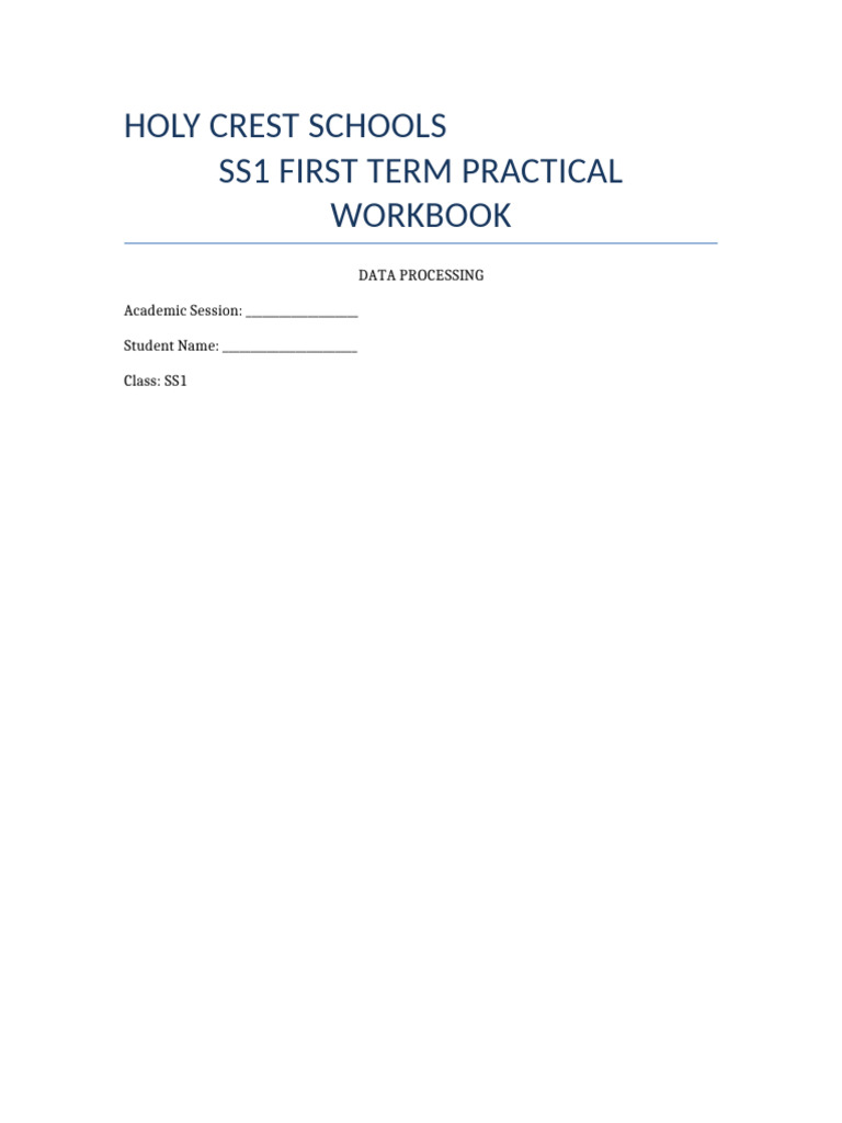 Enhanced SS1 Data Processing Workbook HolyCrest | PDF | Microsoft Excel ...