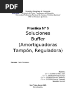 Práctica 7 - Soluciones Amortiguadoras | PDF | Solución tampón | Ph