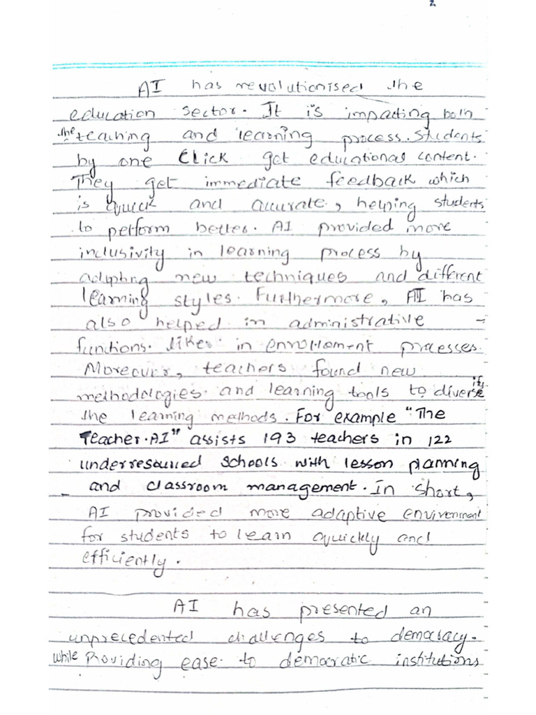 Ayesha .. Paragraph Evaluation | PDF