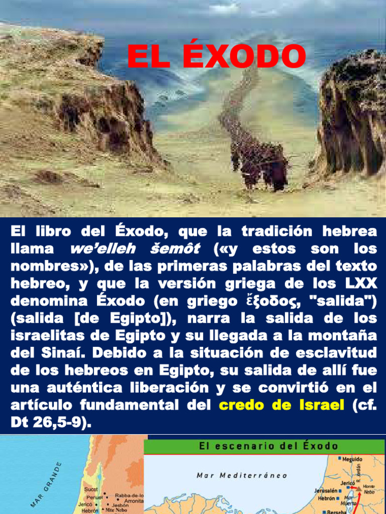 Análisis del Éxodo: Liberación y Fe | PDF | Libro del éxodo | Moisés