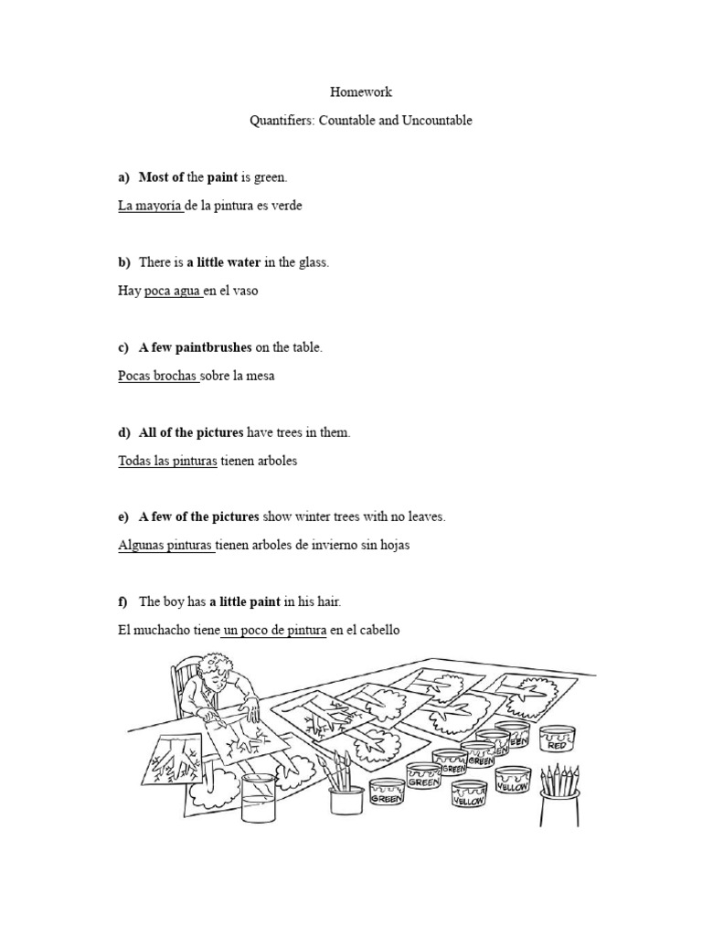 Homework (4th Grade, Elementary School) Simple Present | PDF