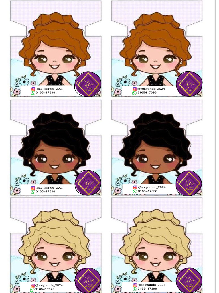 Tarjetas Moños Sraemi | PDF