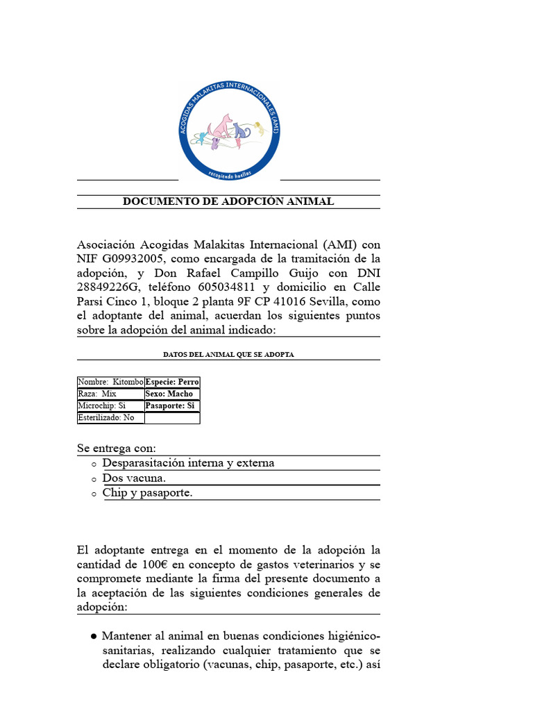 Kitombo PDF | PDF | Adopción