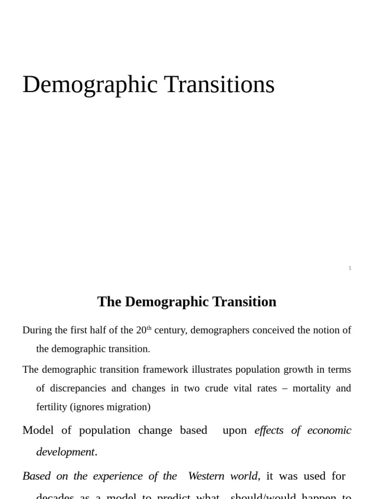 Demographic Transition Stages Explained | PDF | Birth Rate | Mortality Rate