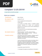 FSCA Complaint Submission Form | PDF