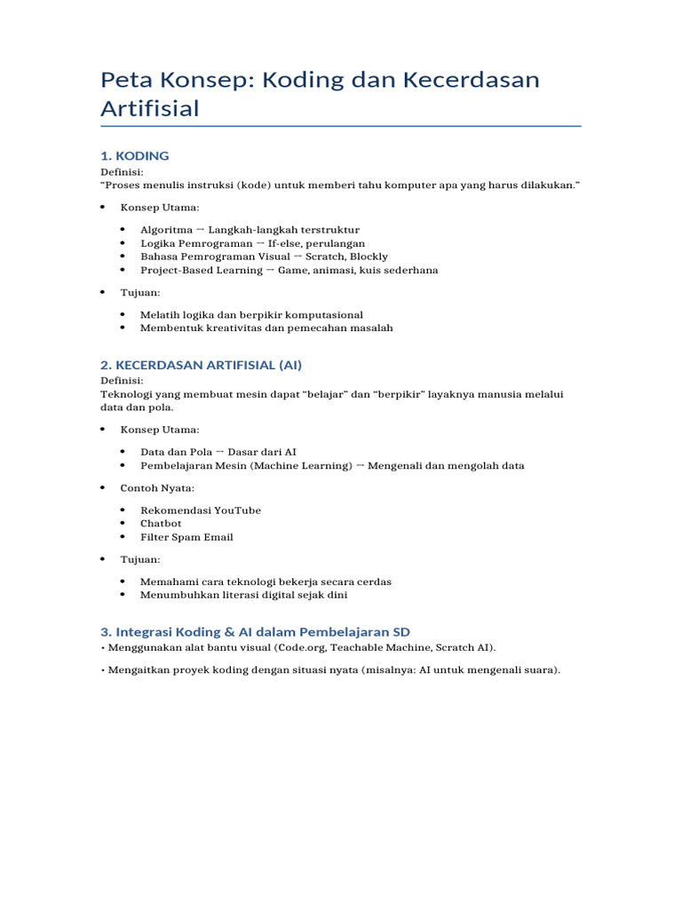 1.1.a.1. Unggah Tugas Membuat Peta Konsep KKA (LK 1.1) | PDF